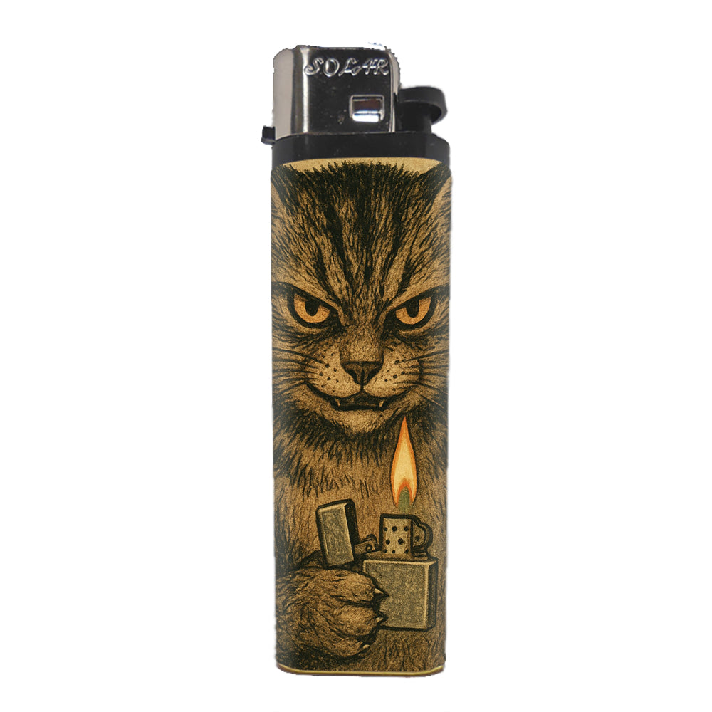Arson Cat Basic Lighter – Shady Front