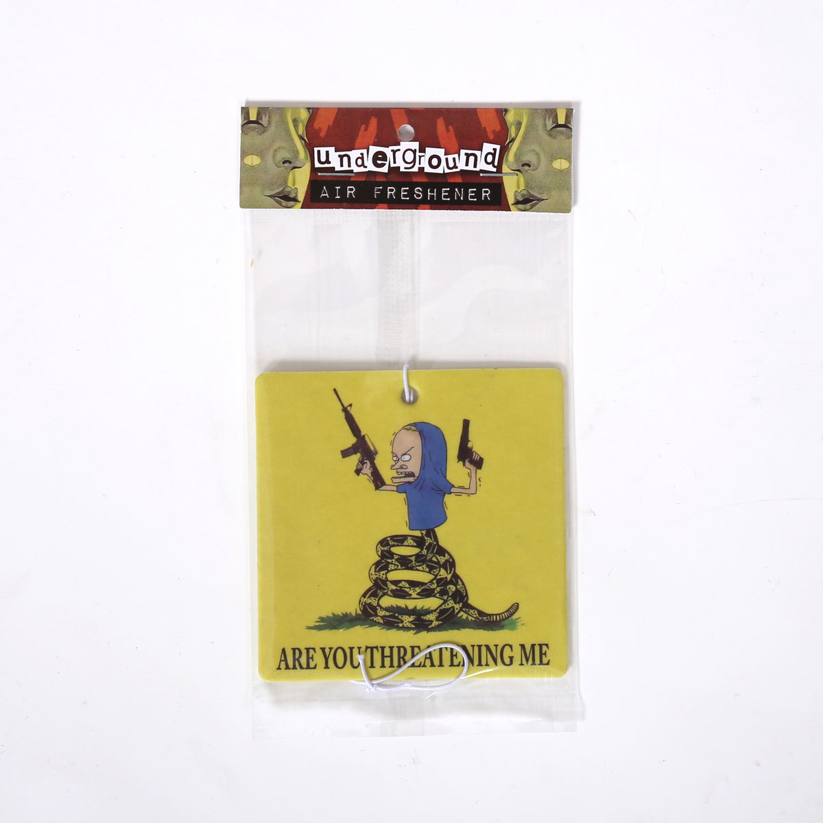 Beavis "Are You Threatening Me" Air Freshener – Shady Front