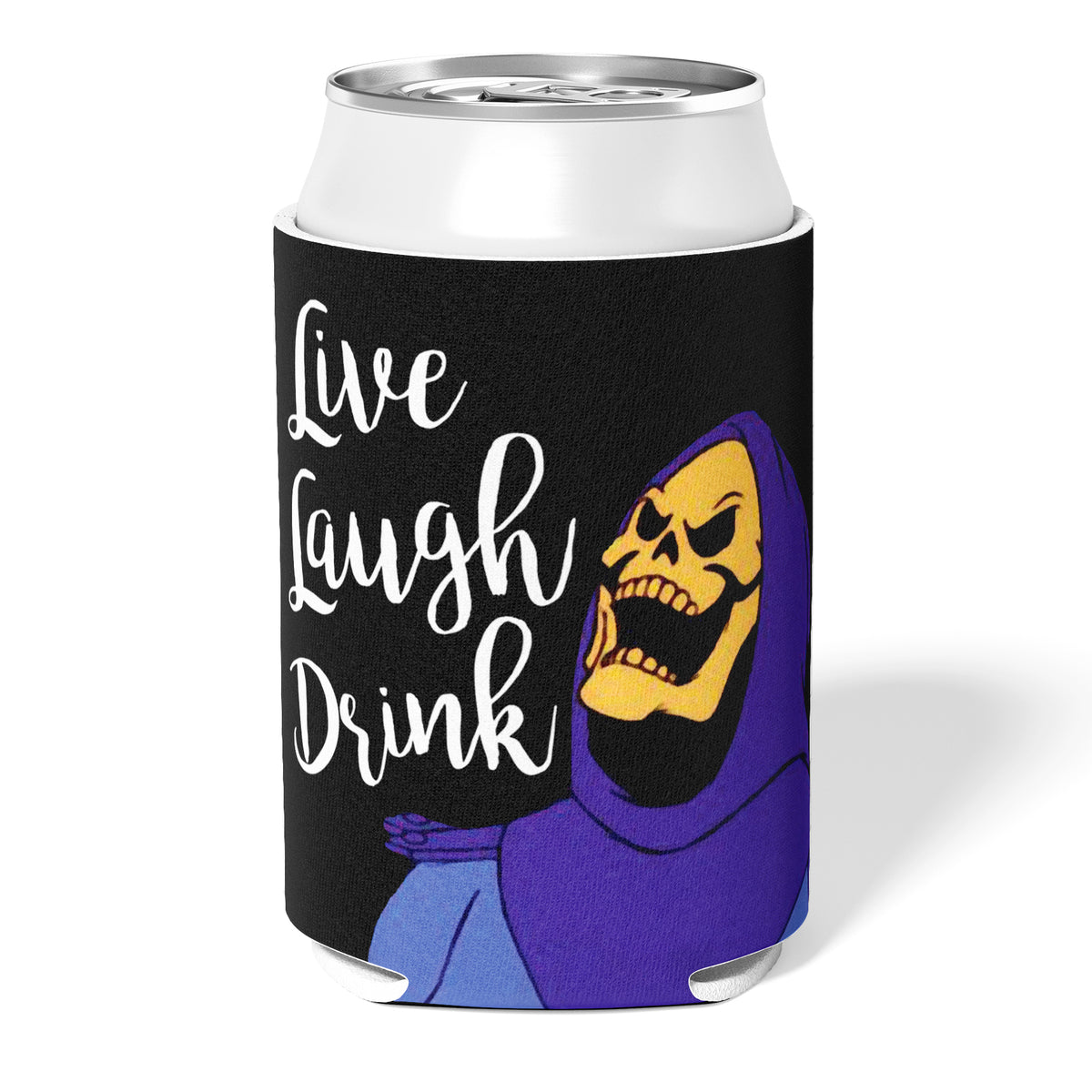 Skeletor "Live, Laugh, Drink" Can Cooler – Shady Front