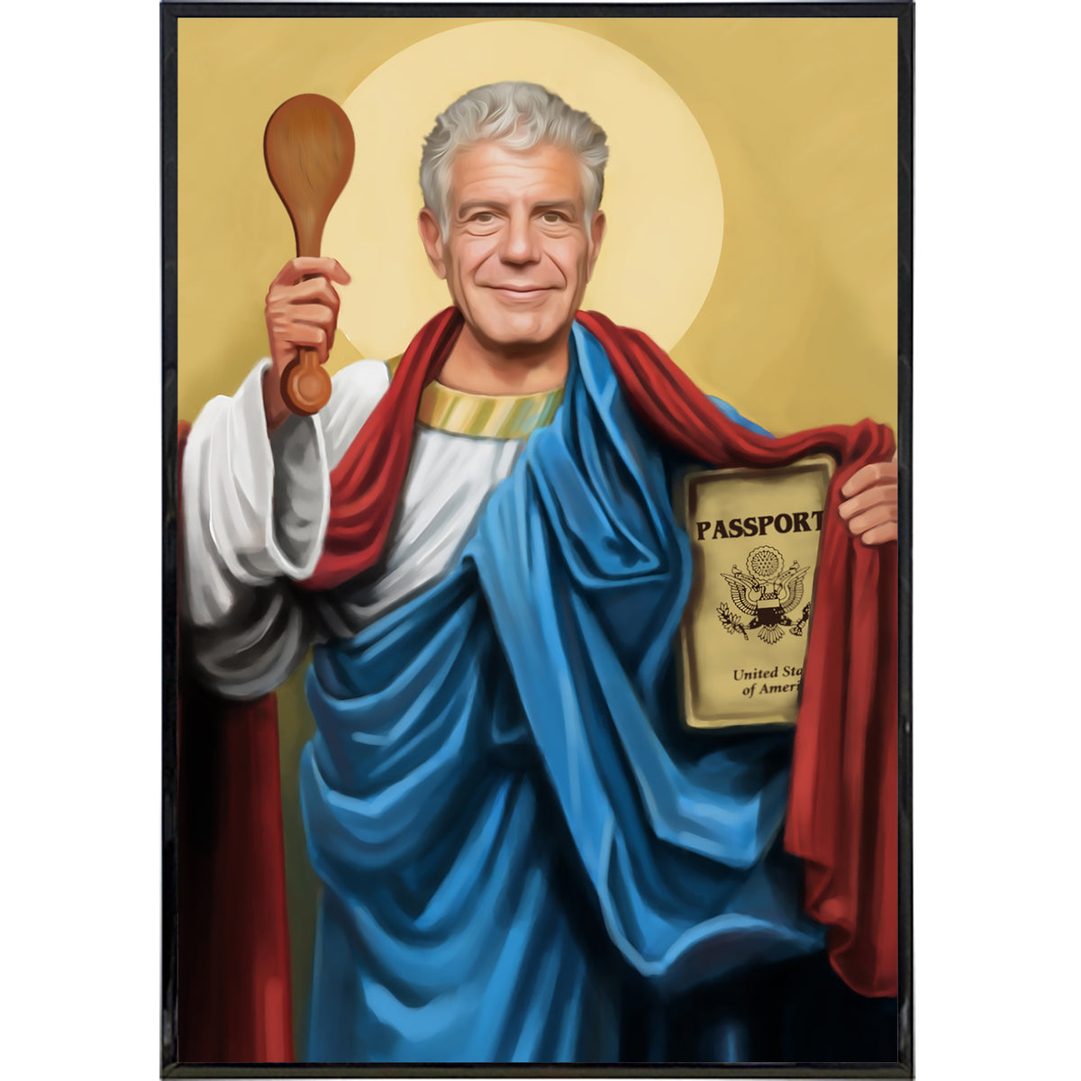Saint Anthony Bourdain Print – Shady Front