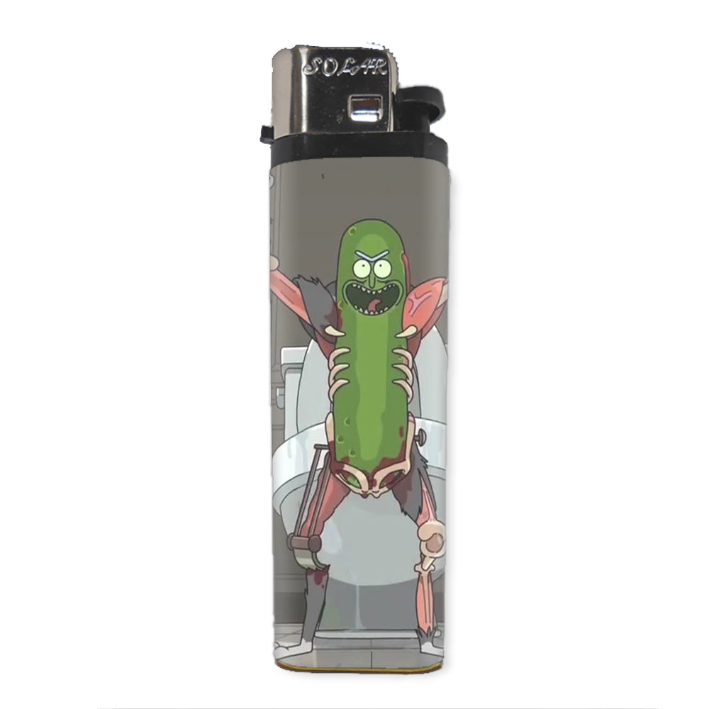 Pickle Rick Basic Lighter – Shady Front