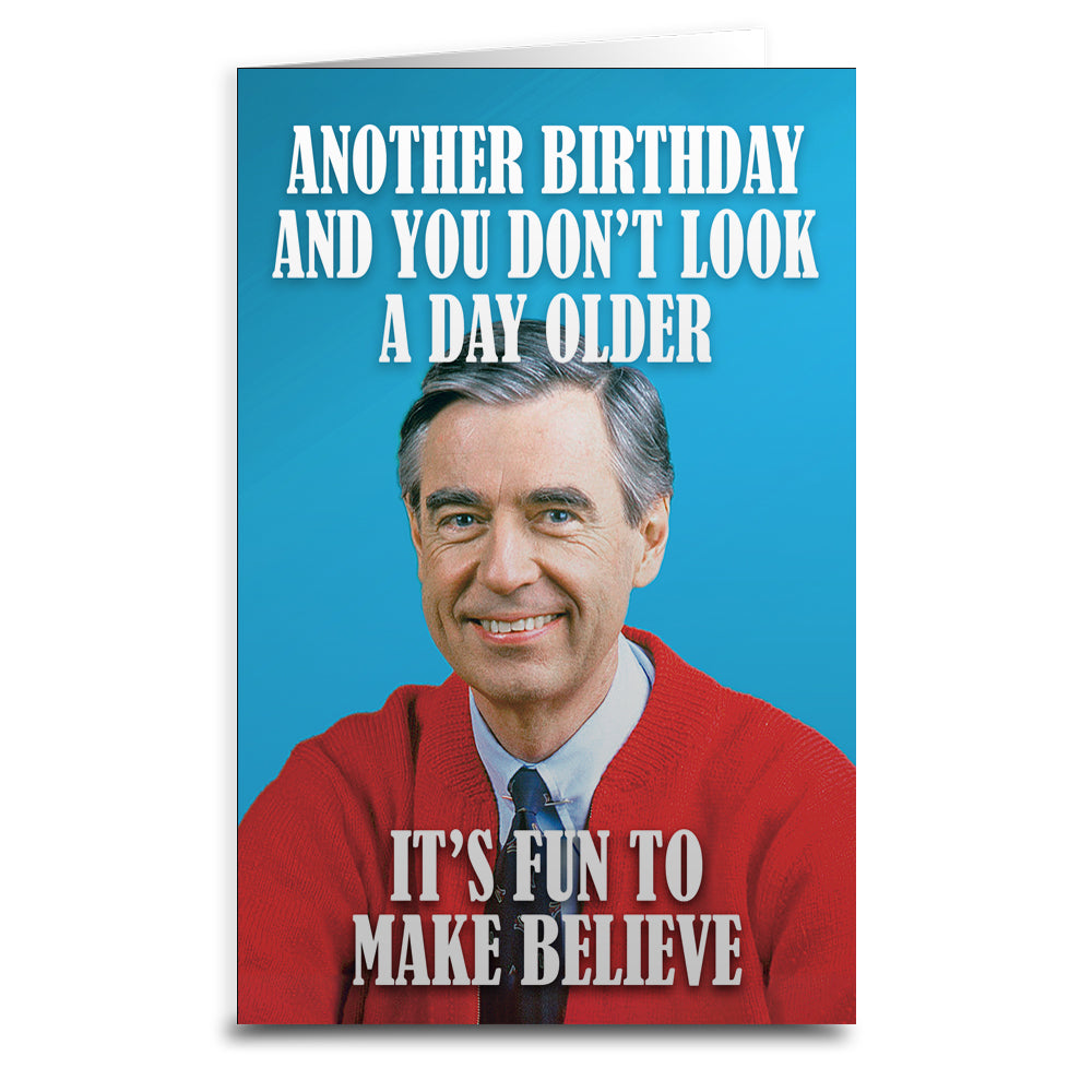 Mister Rogers "Make Believe" Birthday Card – Shady Front
